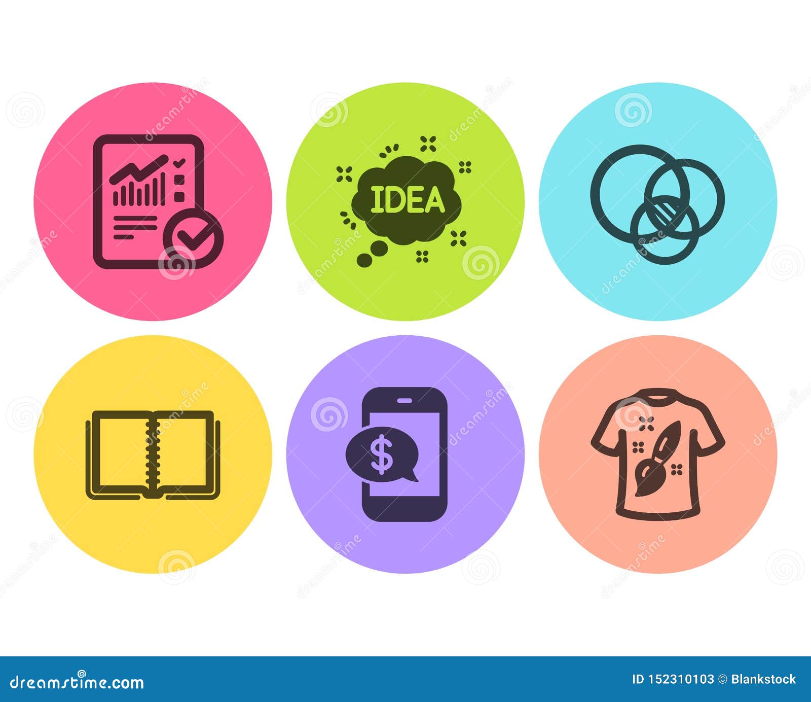 Euler Diagram Icon. Eulerian Circles Sign. Vector | CartoonDealer.com ...