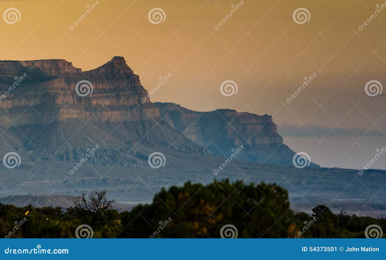 The Book Cliffs from Utah stock image. Image of america - 54373501