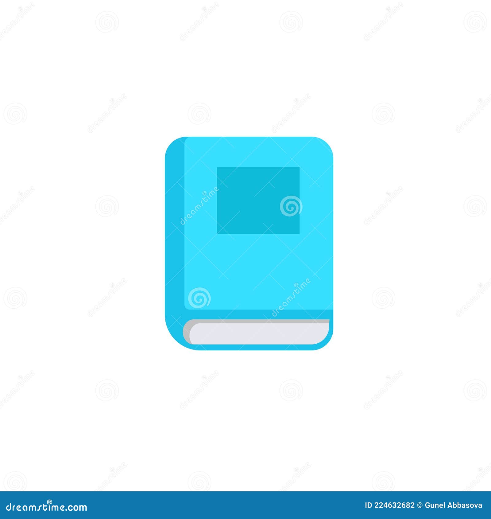 Book Clipart. Book Isolated Simple Flat Clipart Stock Vector ...