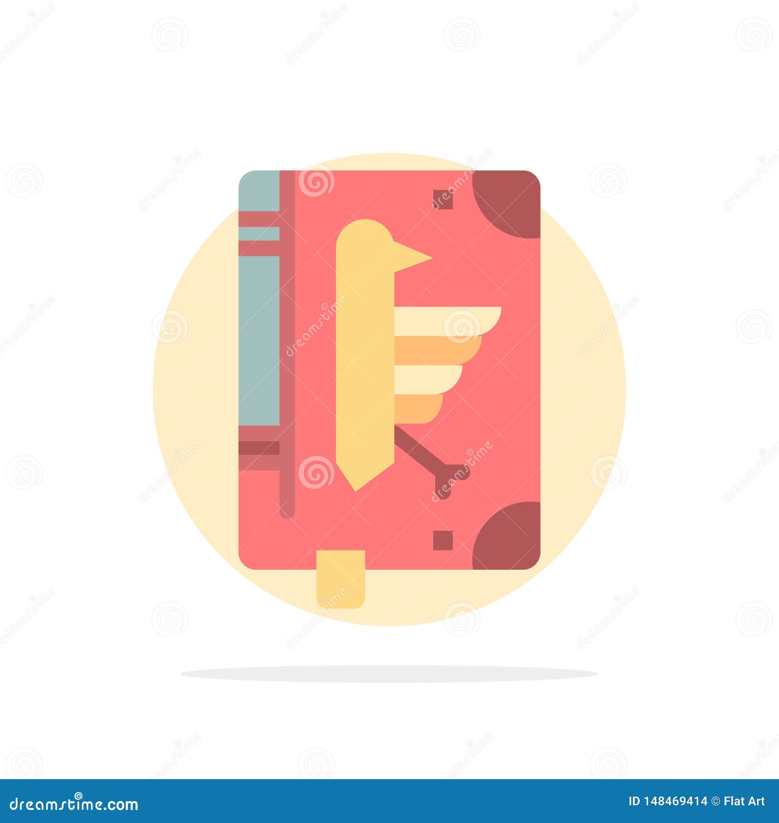 Book, Codex, Constitution, Declaration, Edict Abstract Circle ...