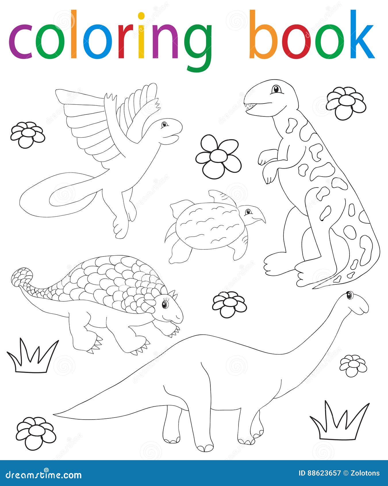 Book coloring stock illustration. Illustration of coloring - 88623657