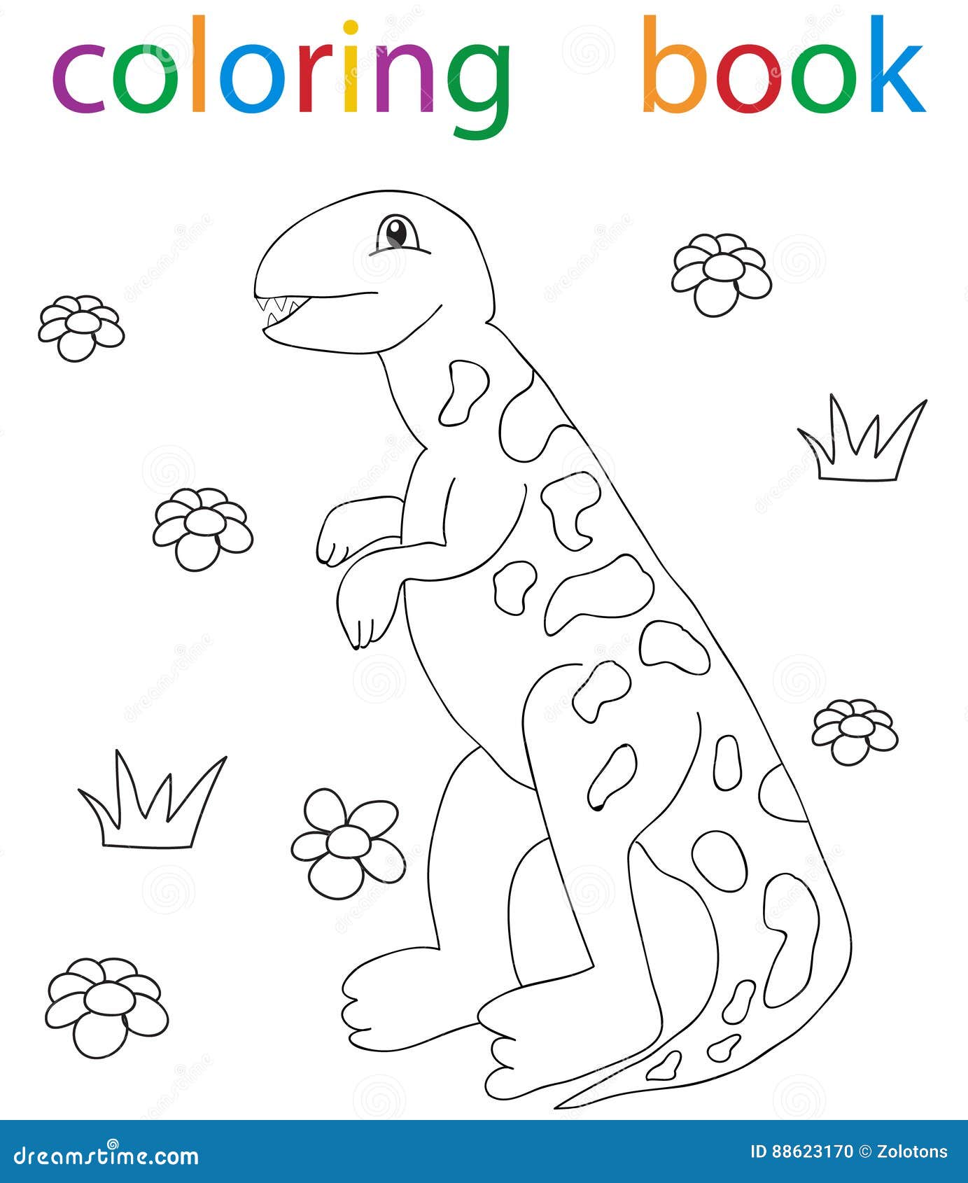 Book coloring stock illustration. Illustration of story - 88623170