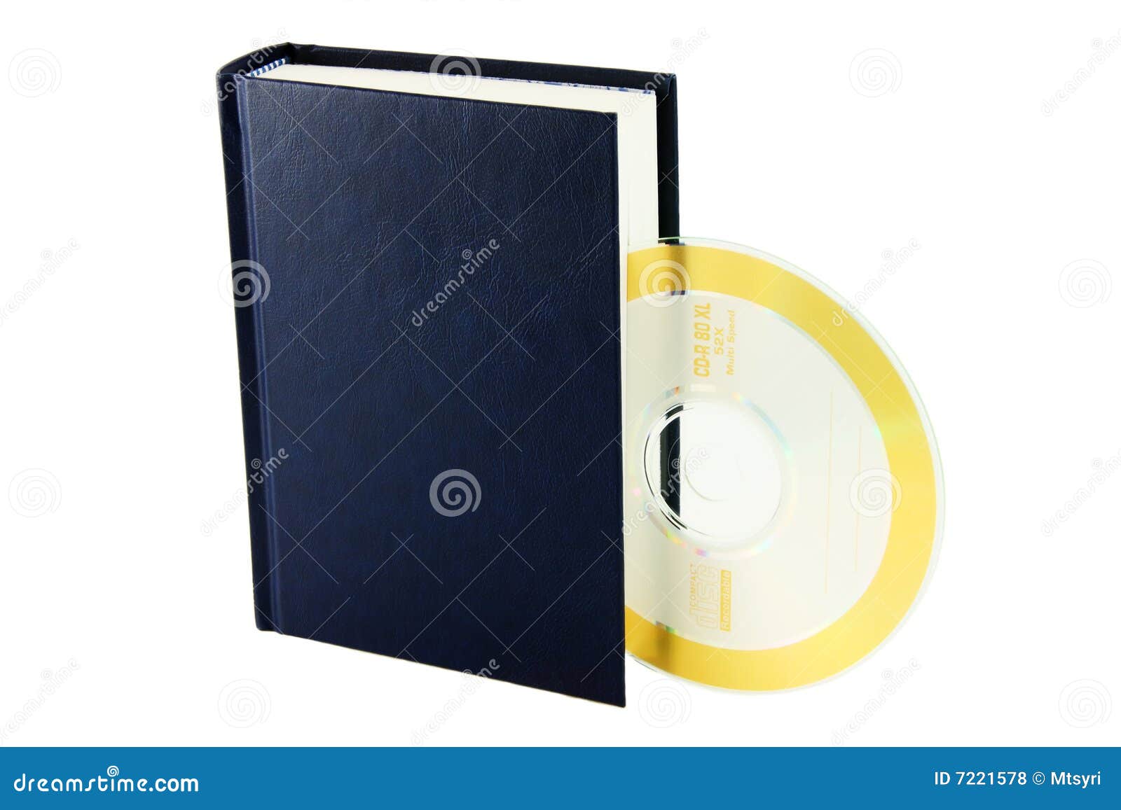Book and compact disk stock photo. Image of disk, color - 7221578