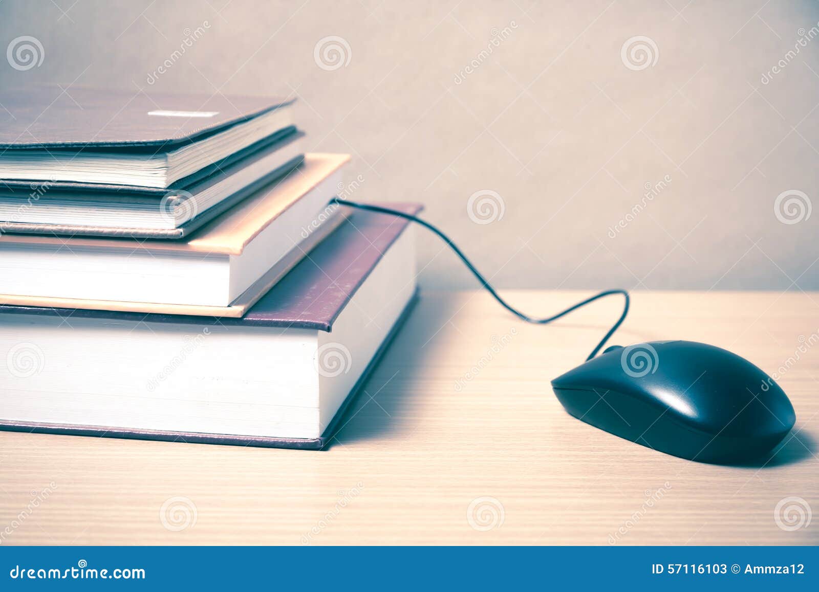 Book and computer mouse stock image. Image of school - 57116103