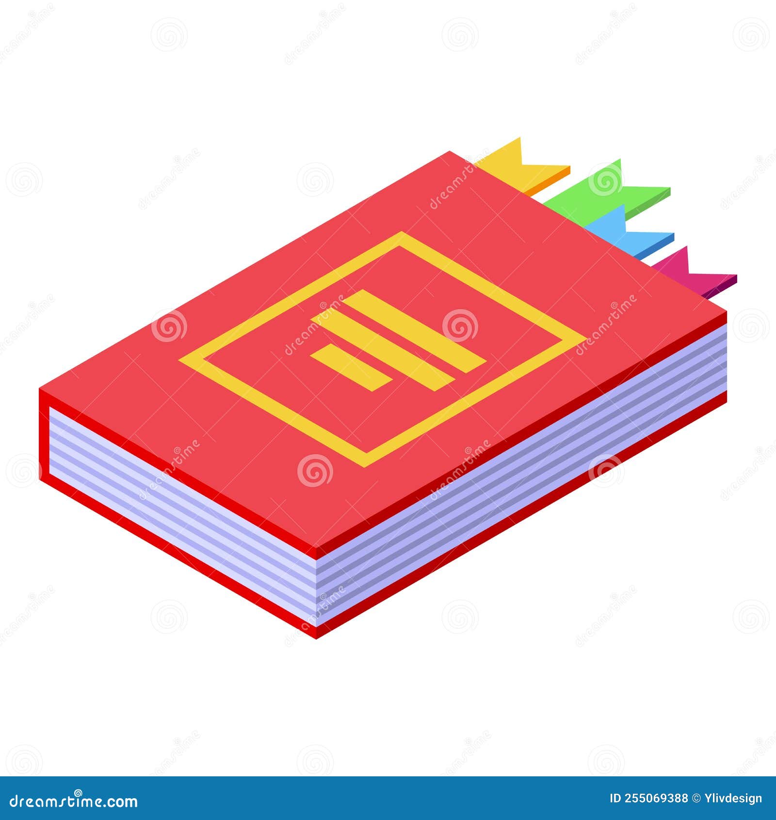 Book Content Icon Isometric Vector. Social Media Stock Vector ...