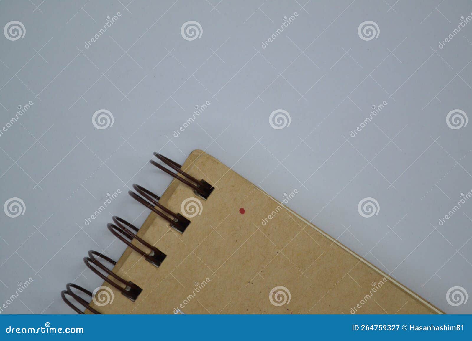 Book with Ring Corner, on White Background Stock Image - Image of ...