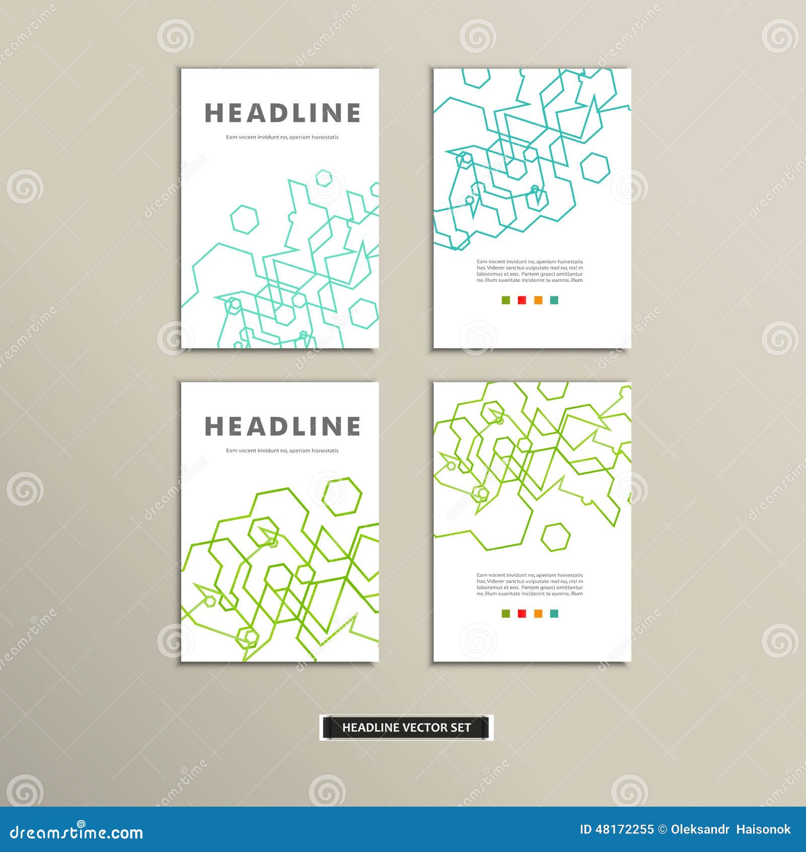 Book Cover with Abstract Linear Circuits Eps Stock Vector ...