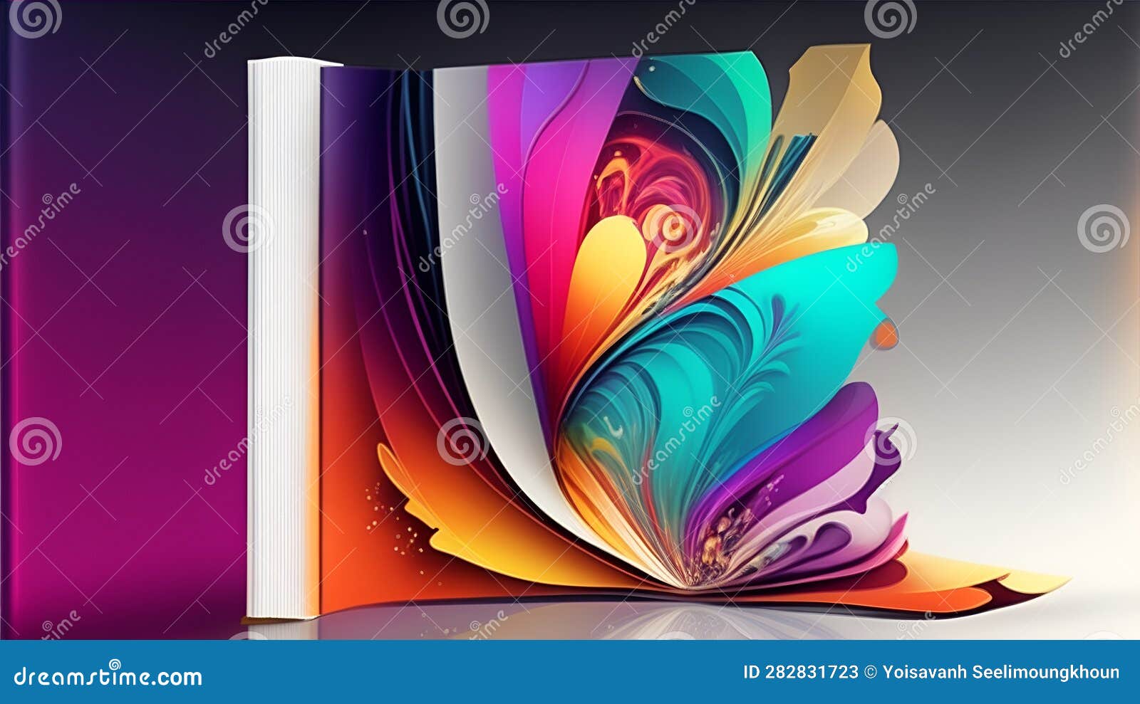 Book Cover AI Art Generator Stock Illustration - Illustration of ...