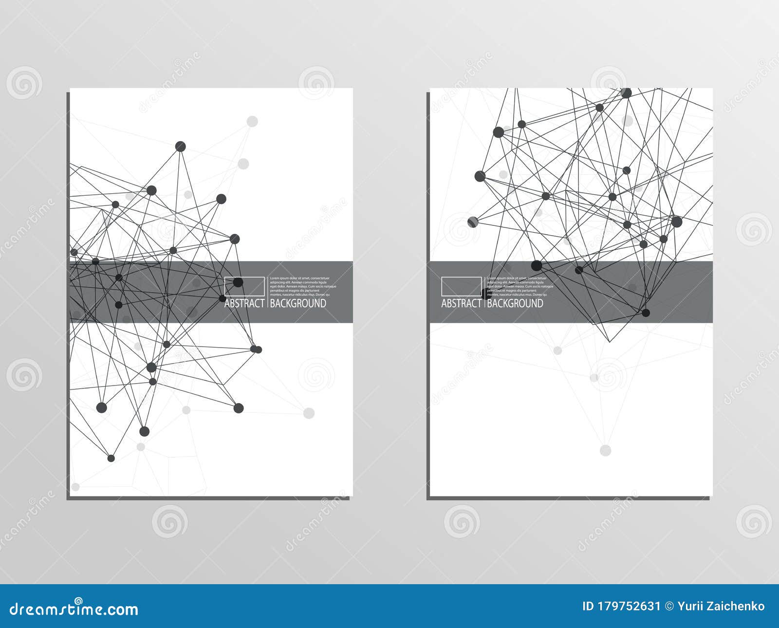 Book Cover, Points Connected by Lines, Vector Stock Vector ...