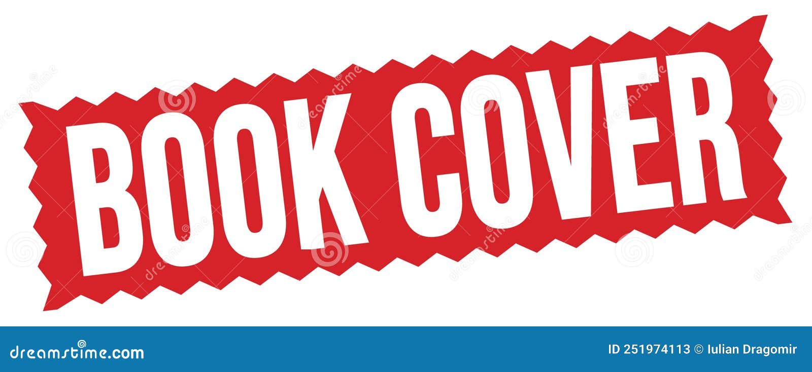 BOOK COVER Text Written on Red Stamp Sign Stock Illustration ...