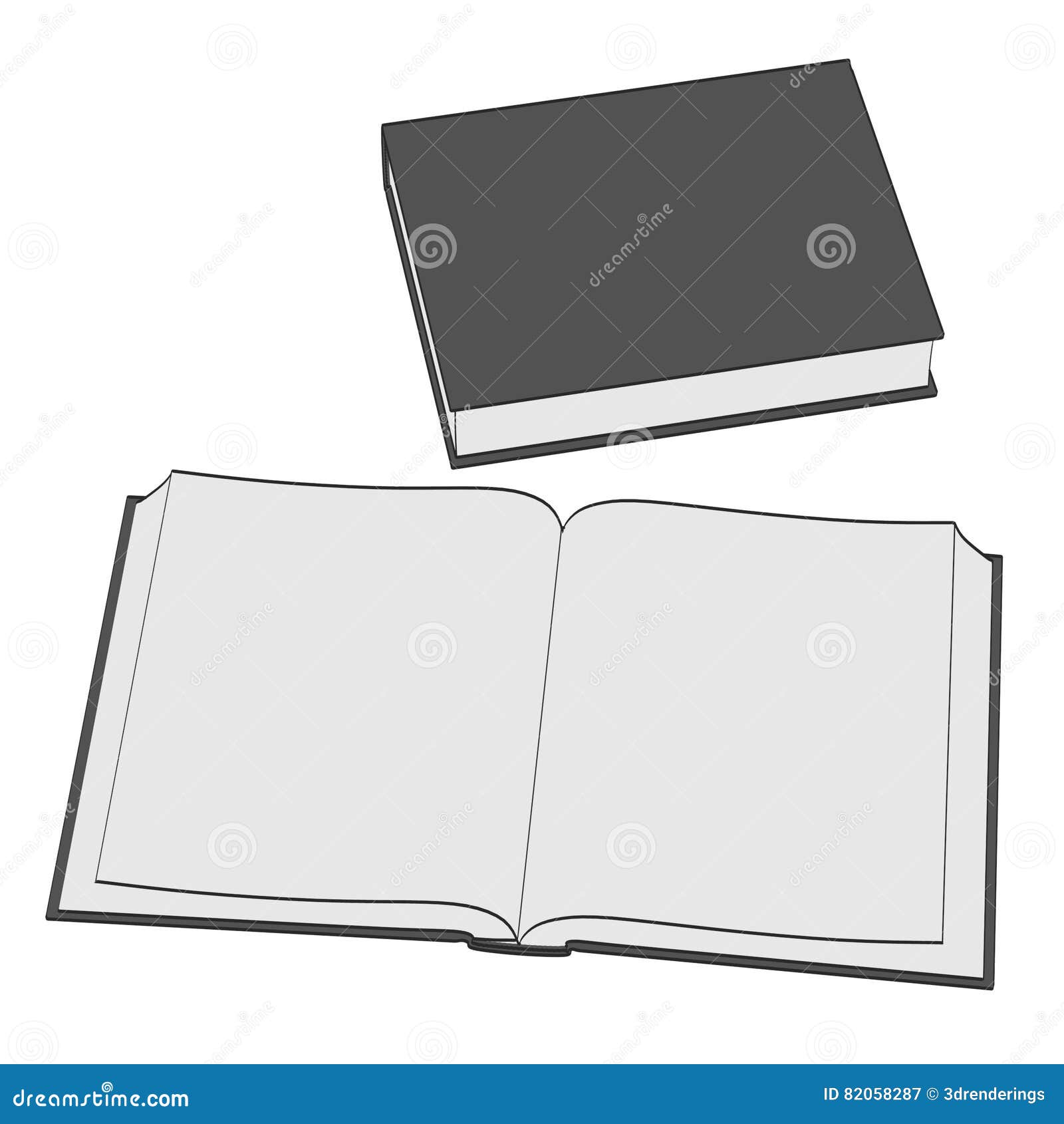 Book stock illustration. Illustration of school, book - 82058287