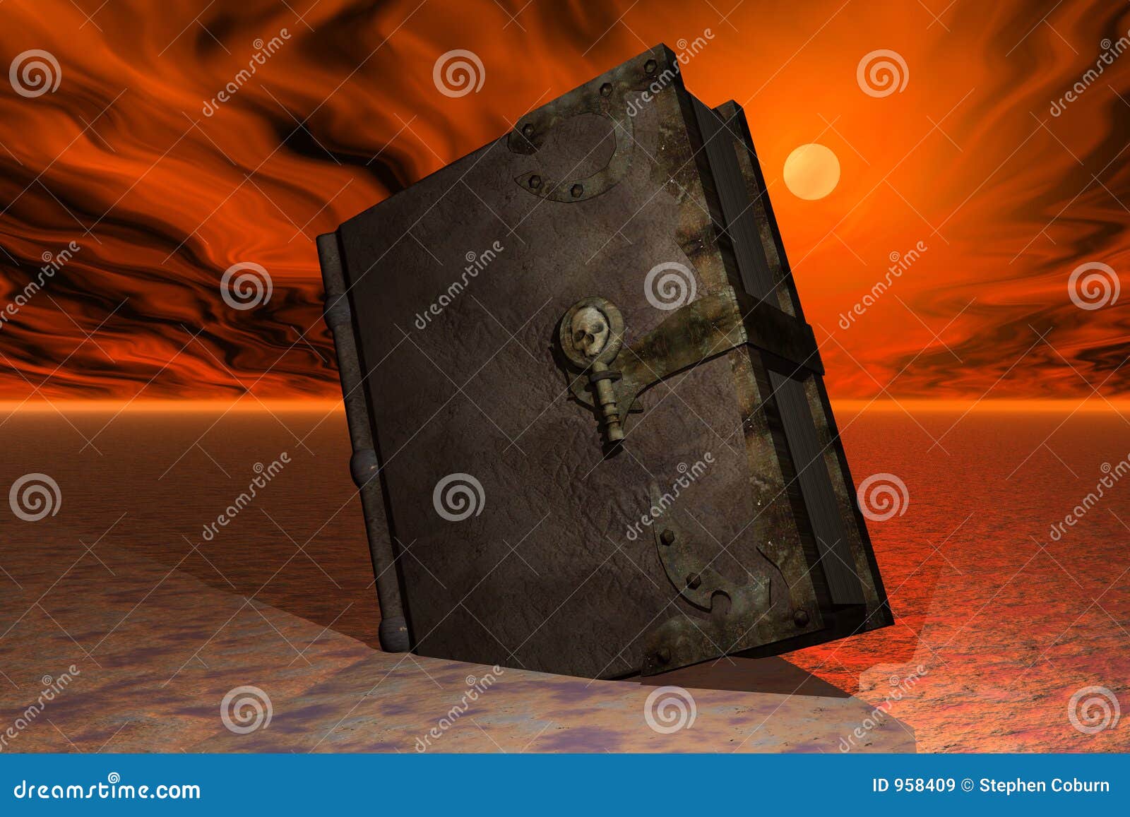 Book of Death stock illustration. Illustration of sunlight - 958409