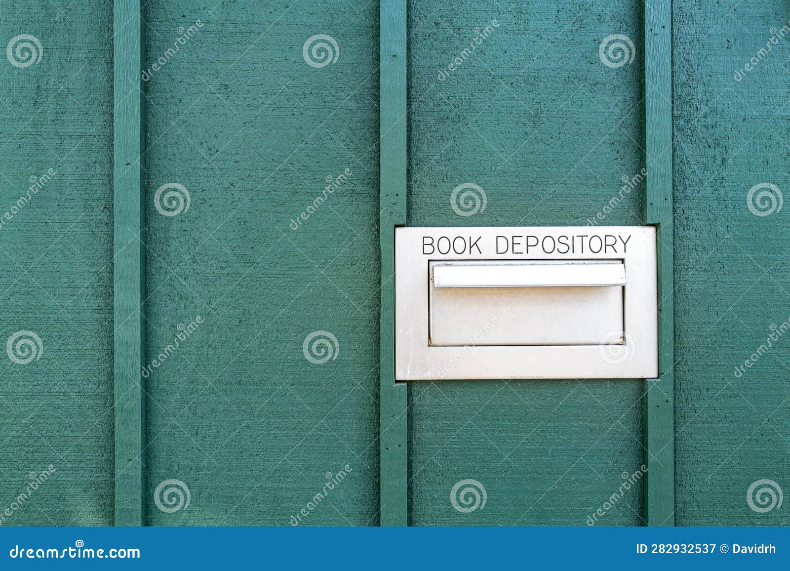 A Book Depository Built into the Exterior Wall of a Small Town Library ...