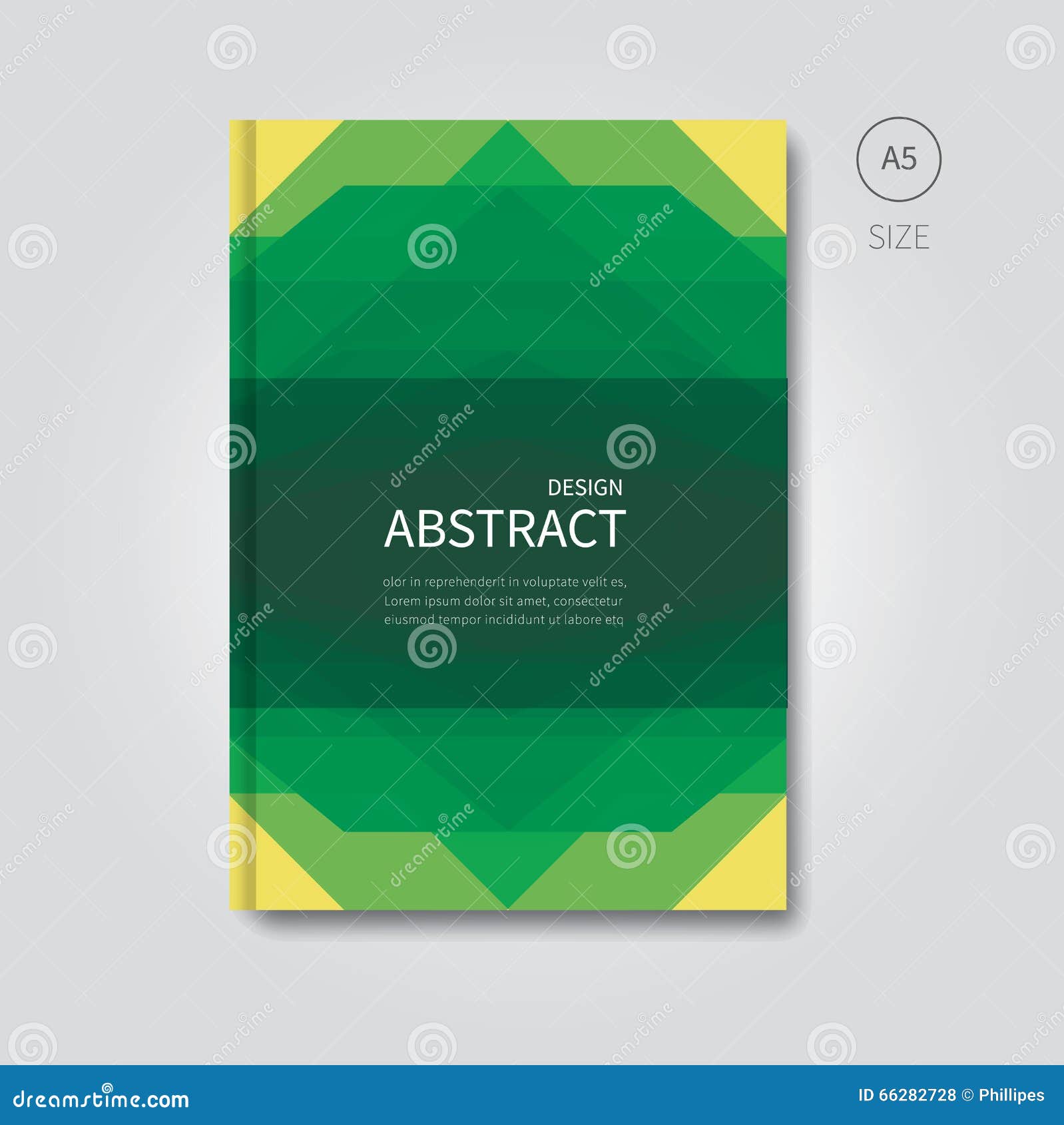 Book Design with Abstract Background Stock Vector - Illustration of ...