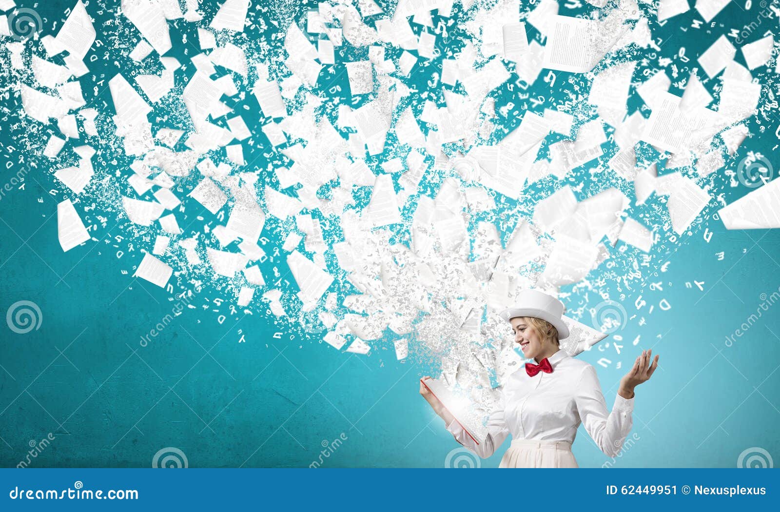 Book that Develope Your Imagination Stock Image - Image of standing ...