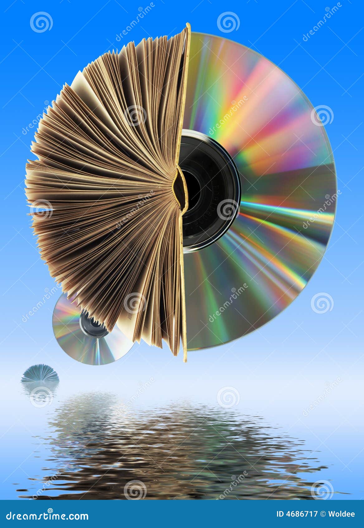 Book and disk stock image. Image of learning, open, library - 4686717