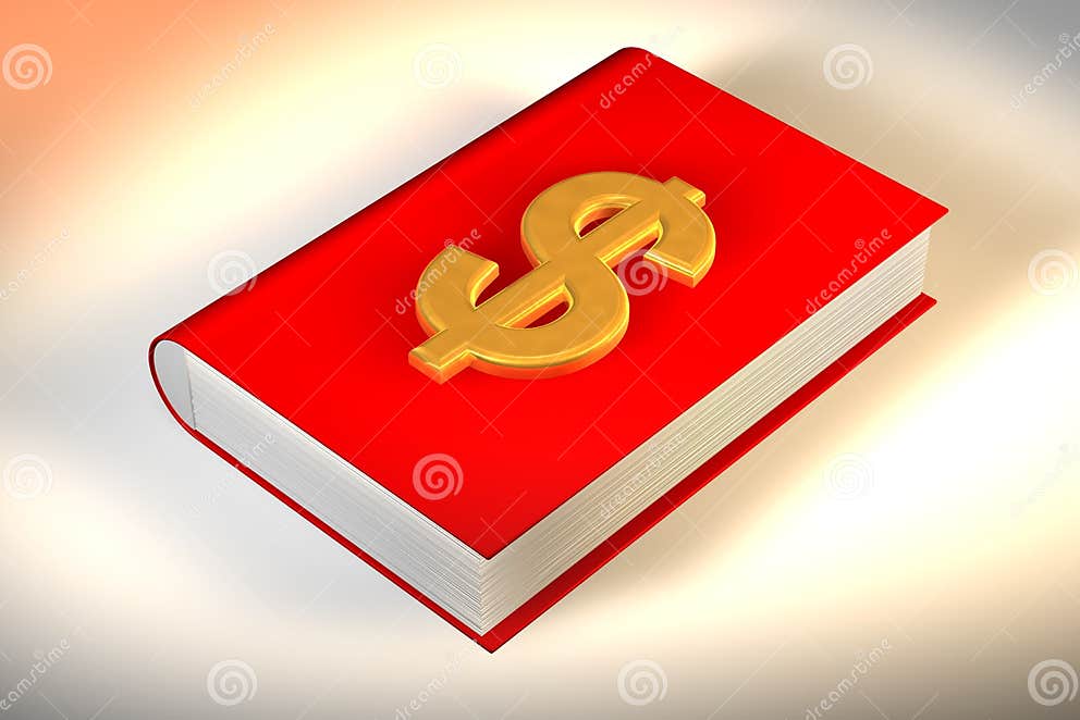 Book dollar sign stock illustration. Illustration of coin - 1166960