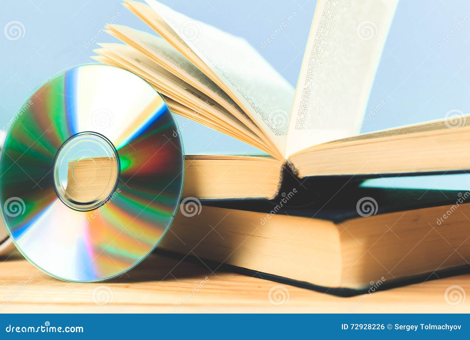 Book and DVD disk stock photo. Image of methods, paper - 72928226