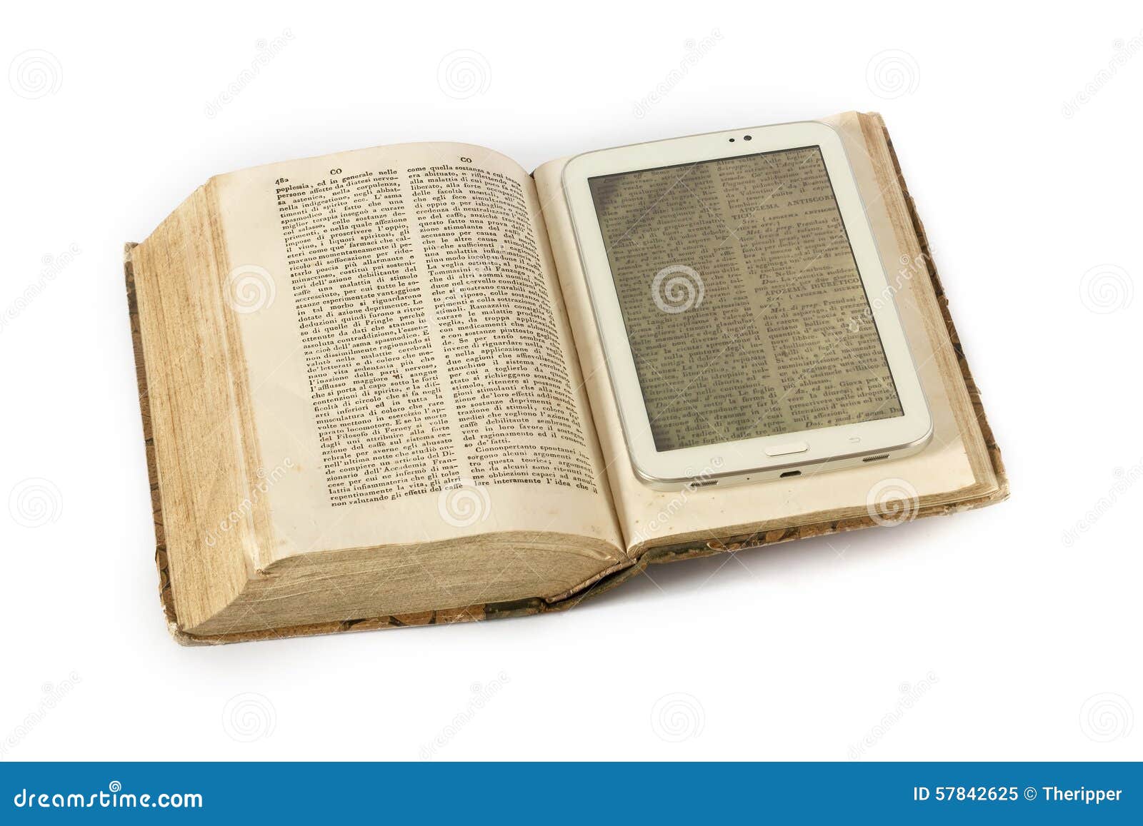 Book and ebook reader stock image. Image of ebook, screen - 57842625