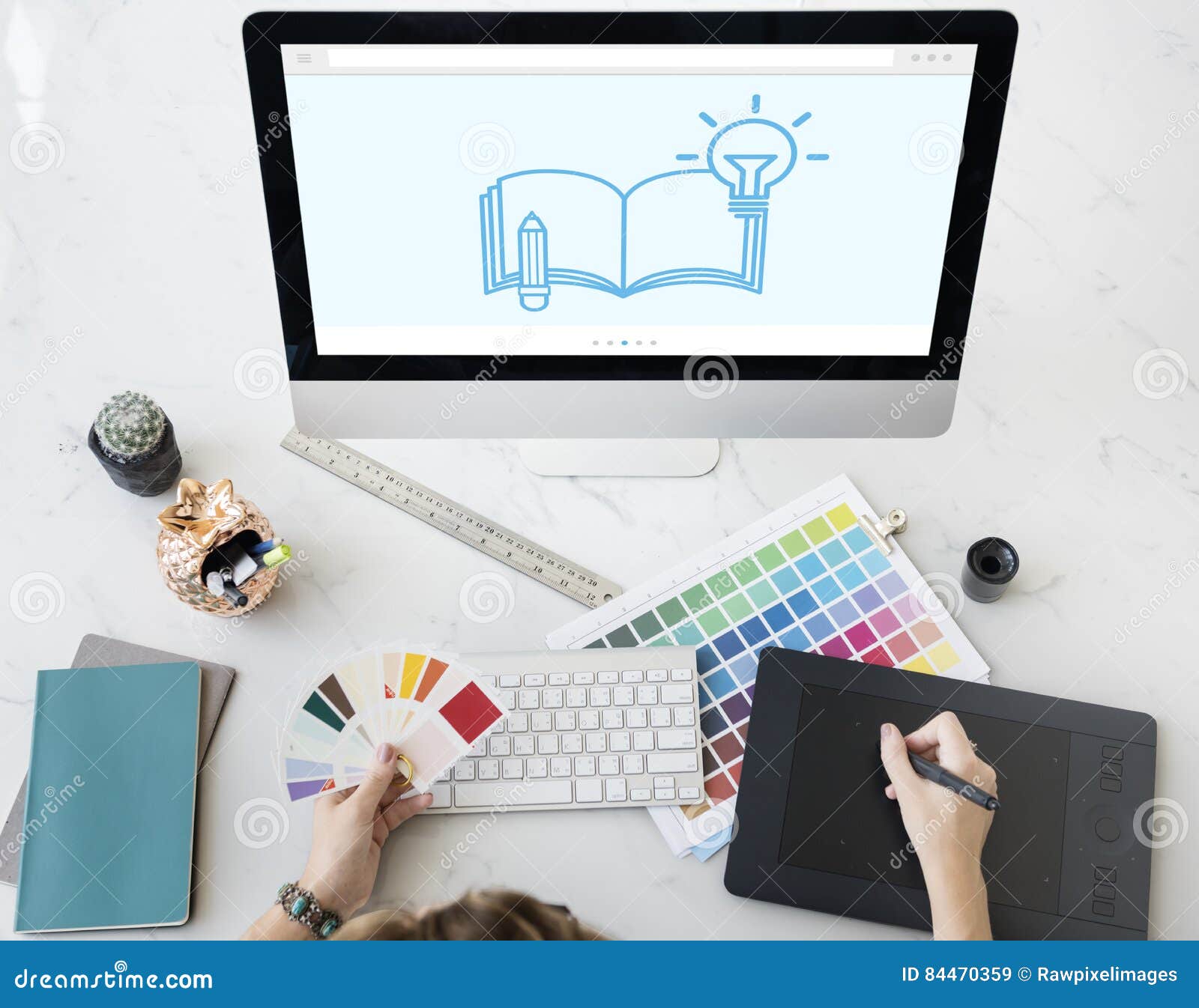 Book Education Knowledge Idea Concept Stock Image - Image of marble ...