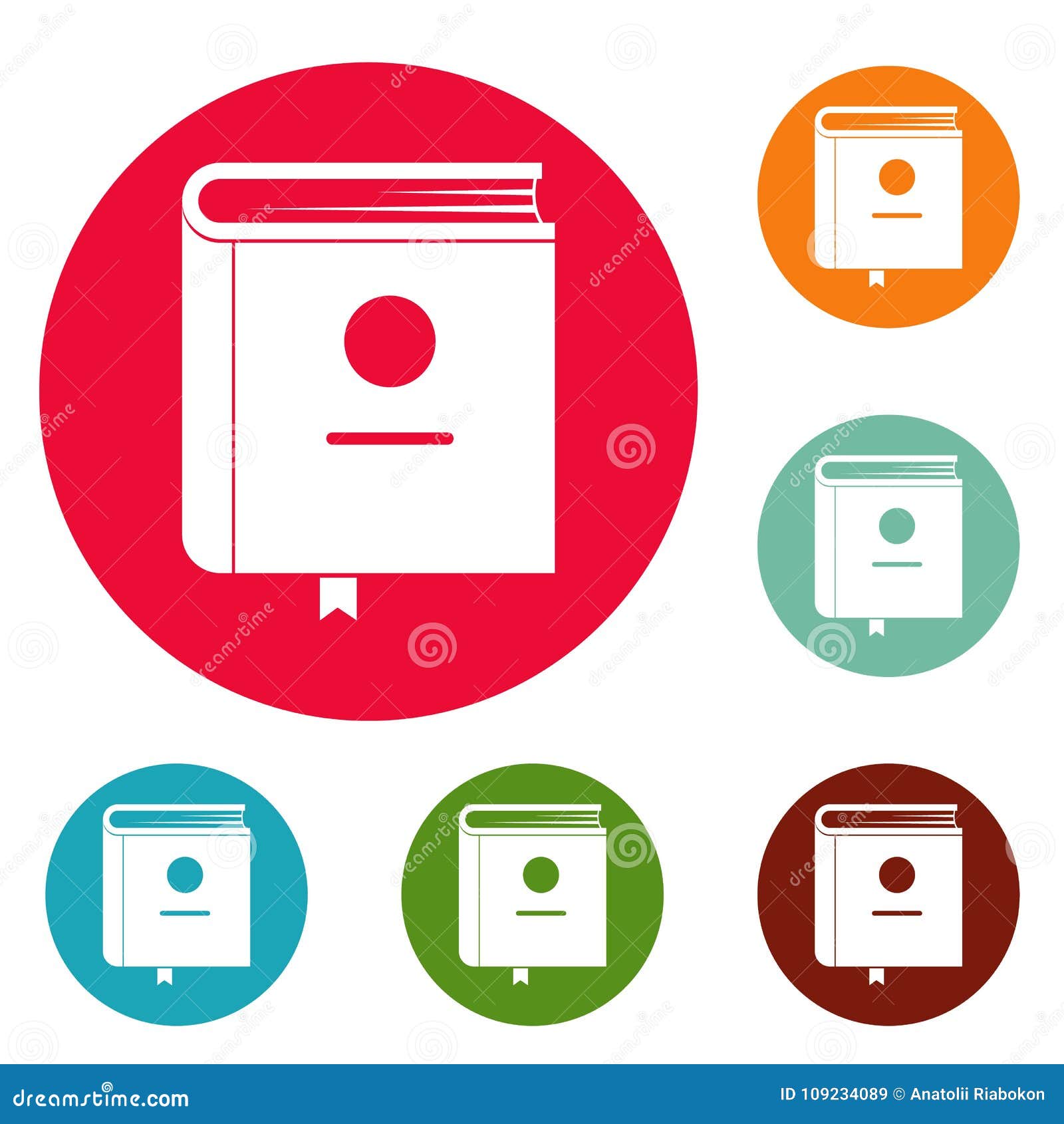 Book Encyclopedia Icon, Simple Black Style Cartoon Vector ...