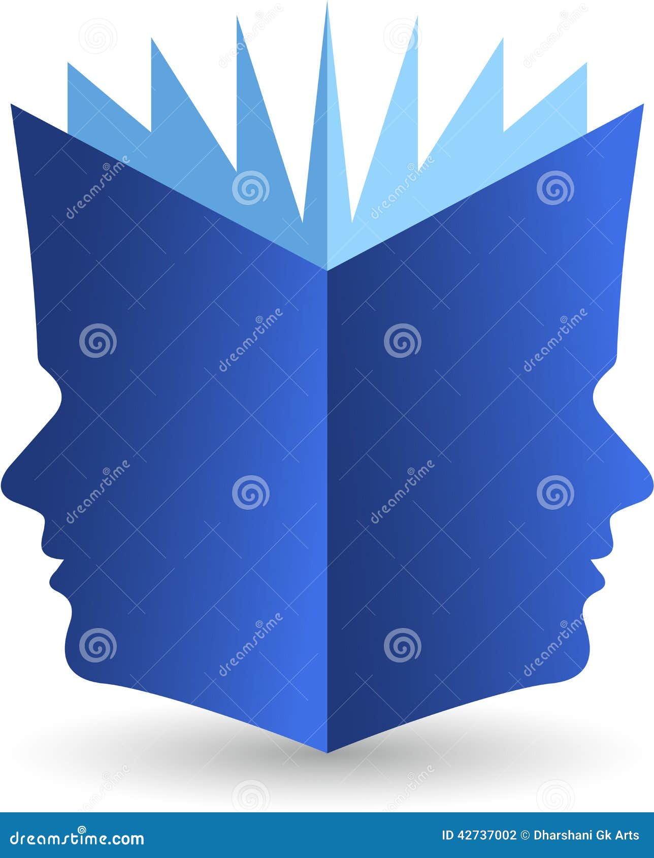 Book face logo stock vector. Illustration of comforting - 42737002