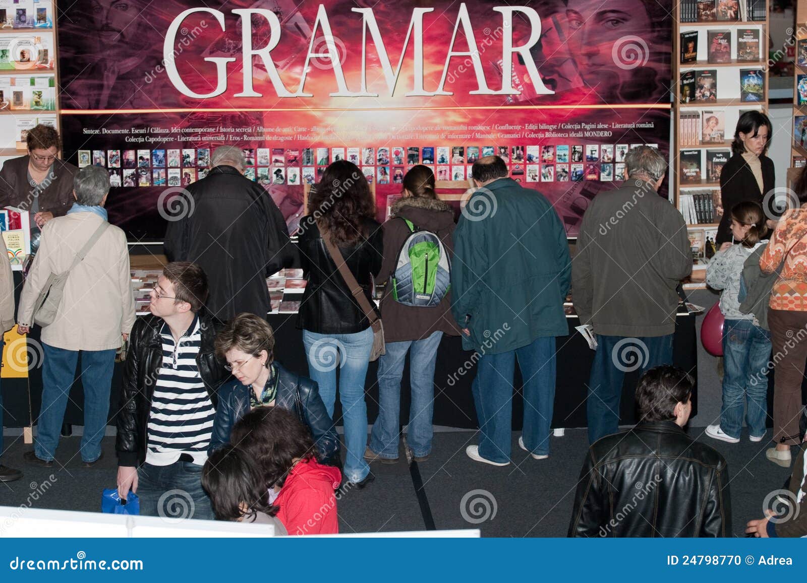 Visitors Viewing Books at a Publishing House Editorial Image - Image of ...