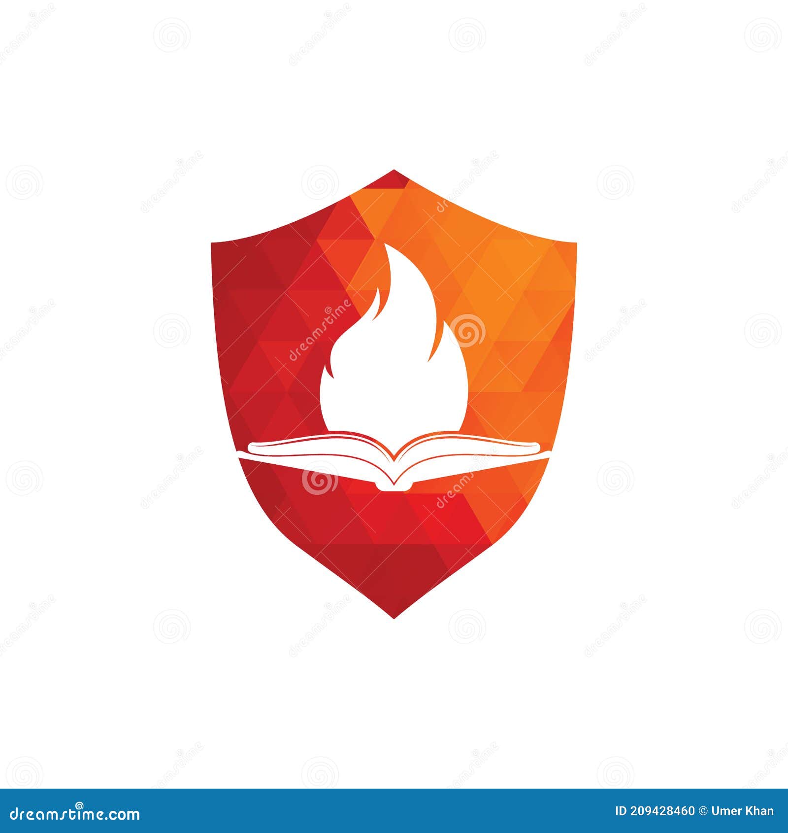 Book Fire Vector Logo Design. Stock Vector - Illustration of graphic ...