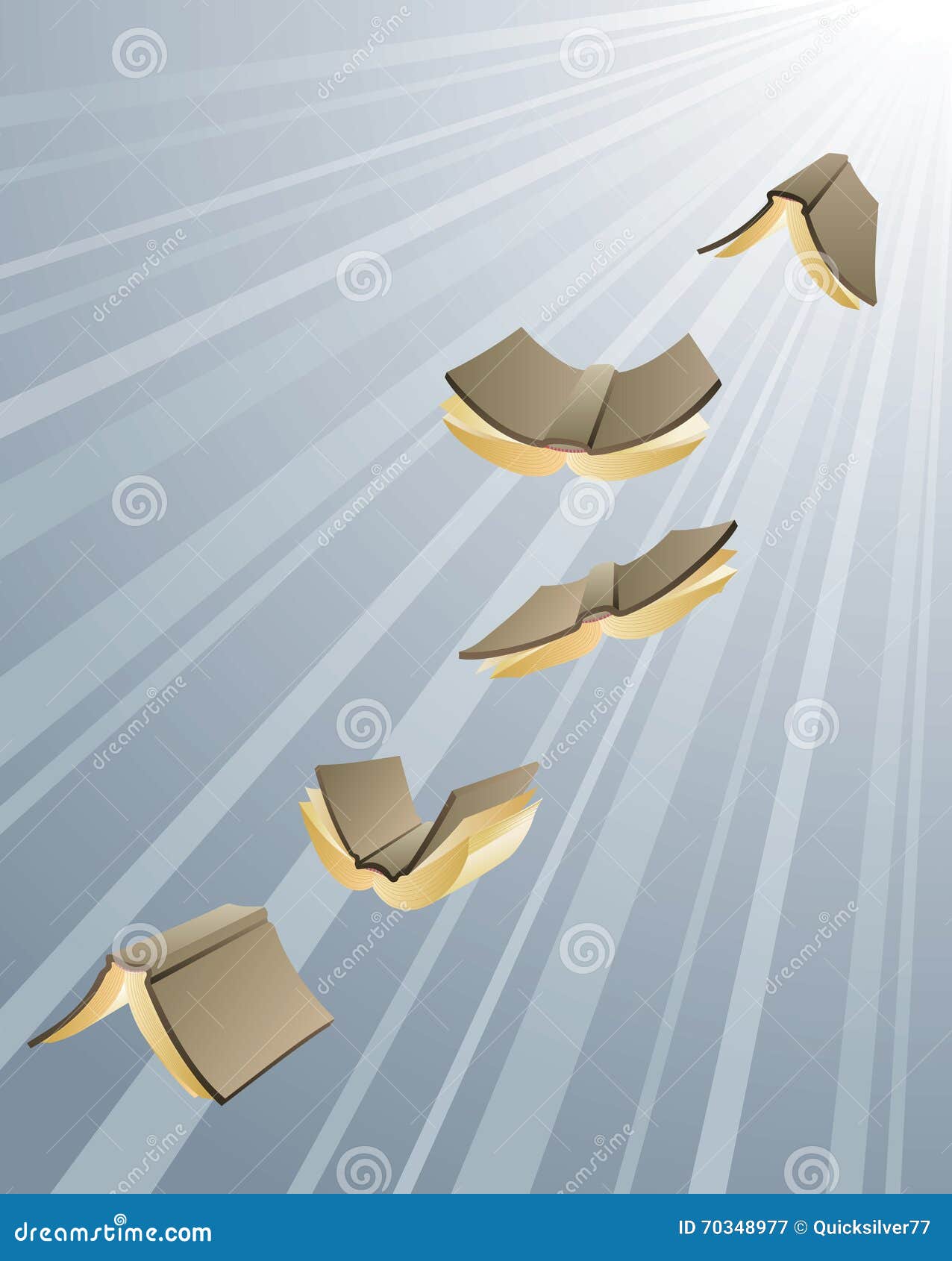 Book Flight stock vector. Illustration of three, like - 70348977