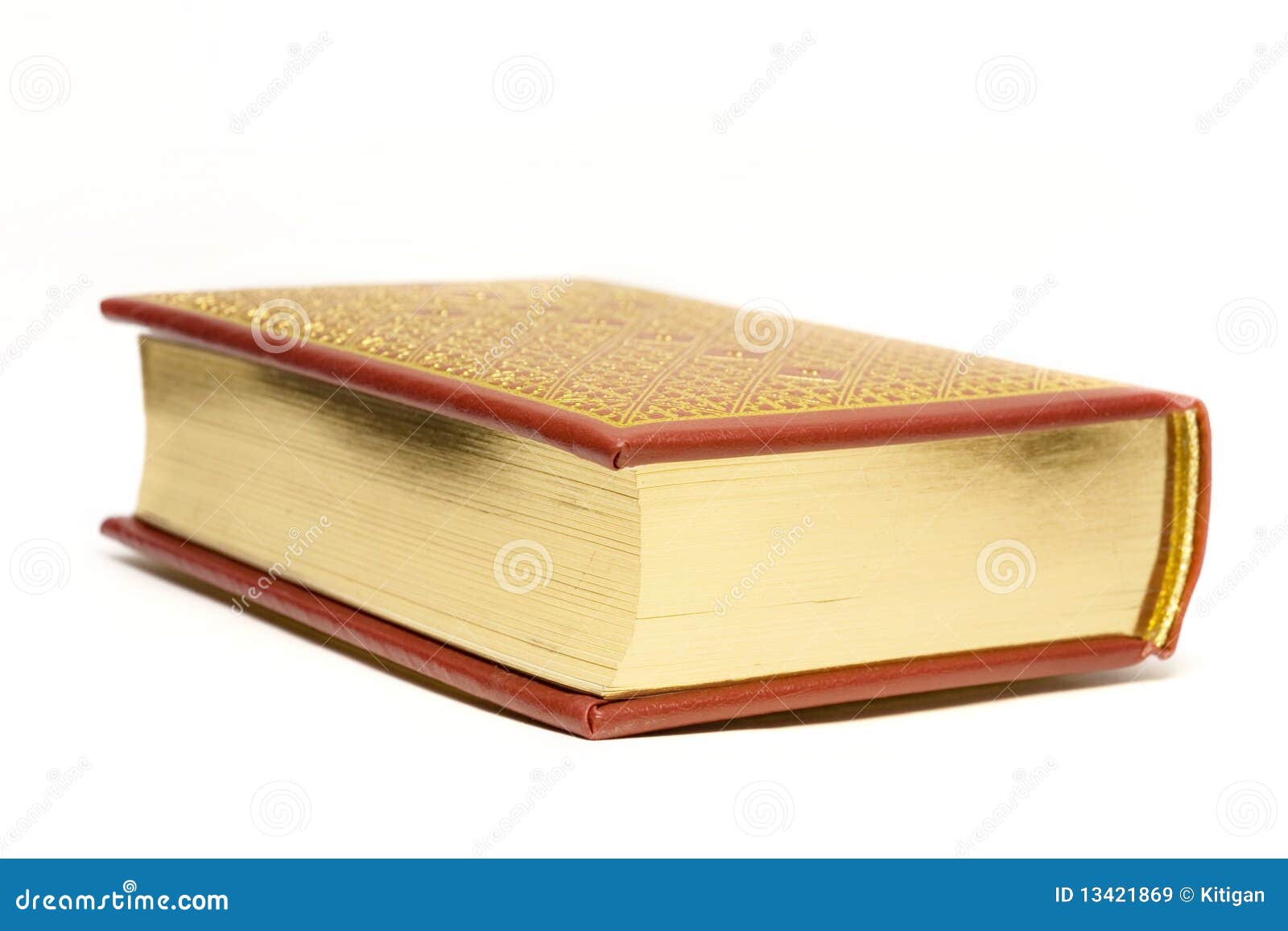 Book with Gilded Pages stock image. Image of leaf, weighty - 13421869