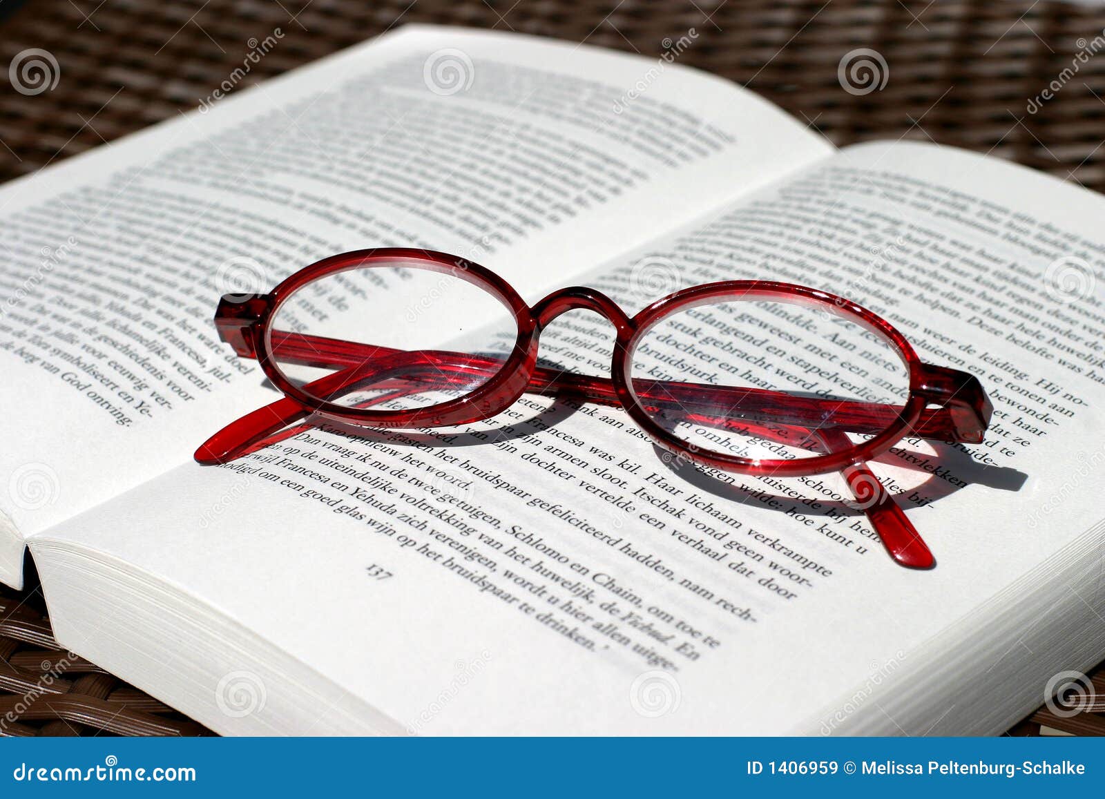 Book And Glasses Picture. Image: 1406959