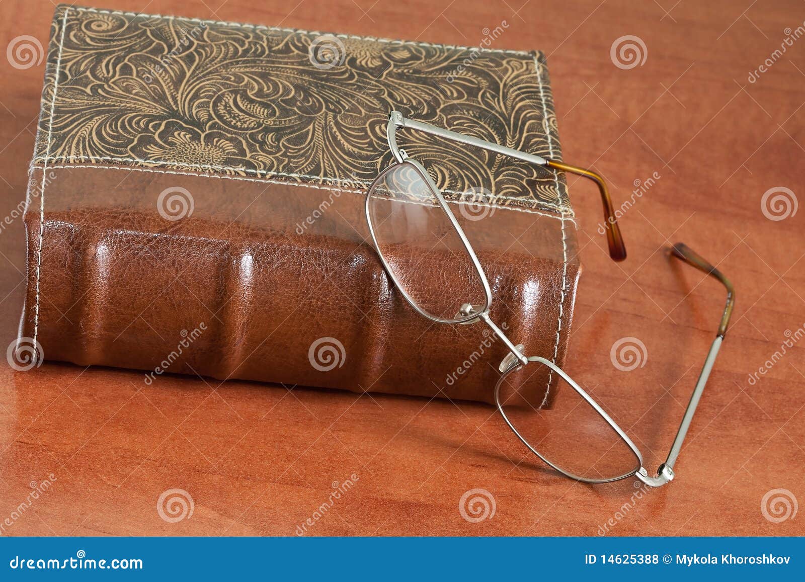 Book with glasses stock photo. Image of spectacles, diary - 14625388