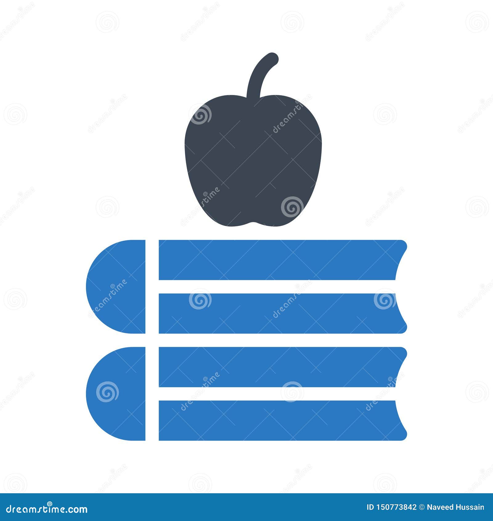 Book Glyph Color Vector Icon Stock Vector - Illustration of line ...