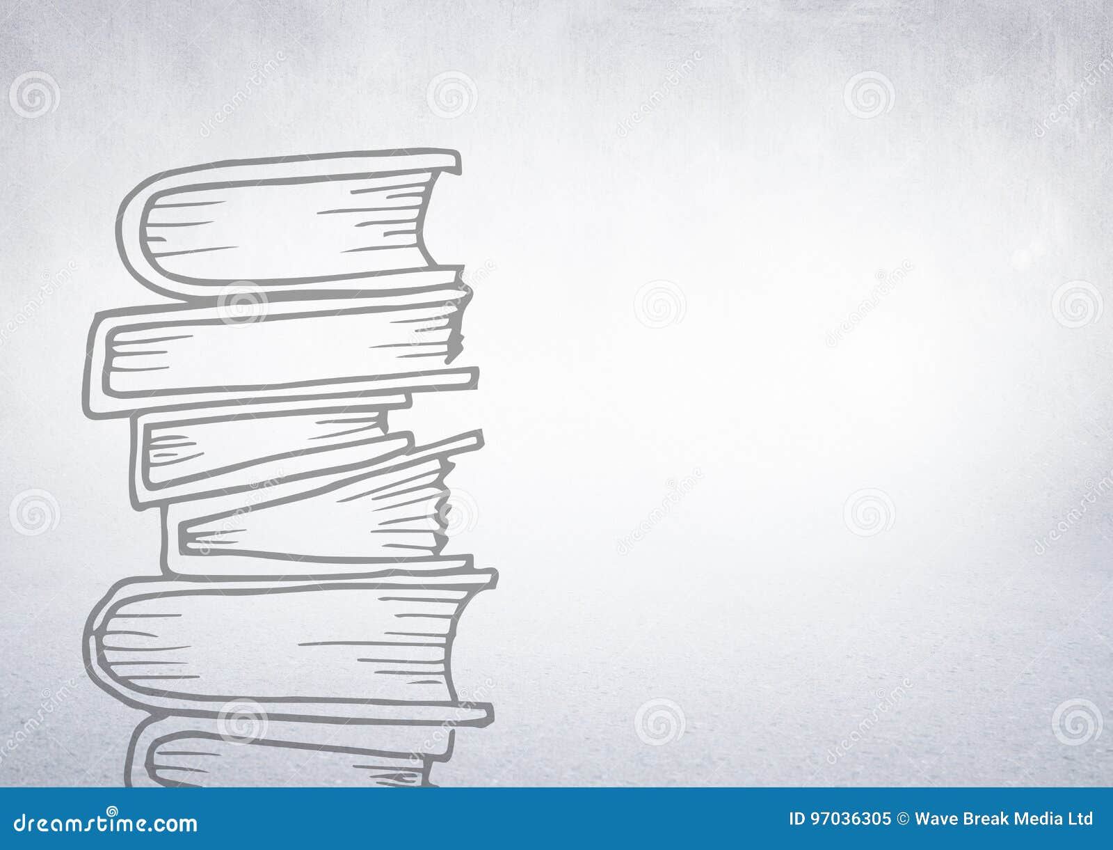 Book Graphic with Bright Background Stock Image - Image of literature ...