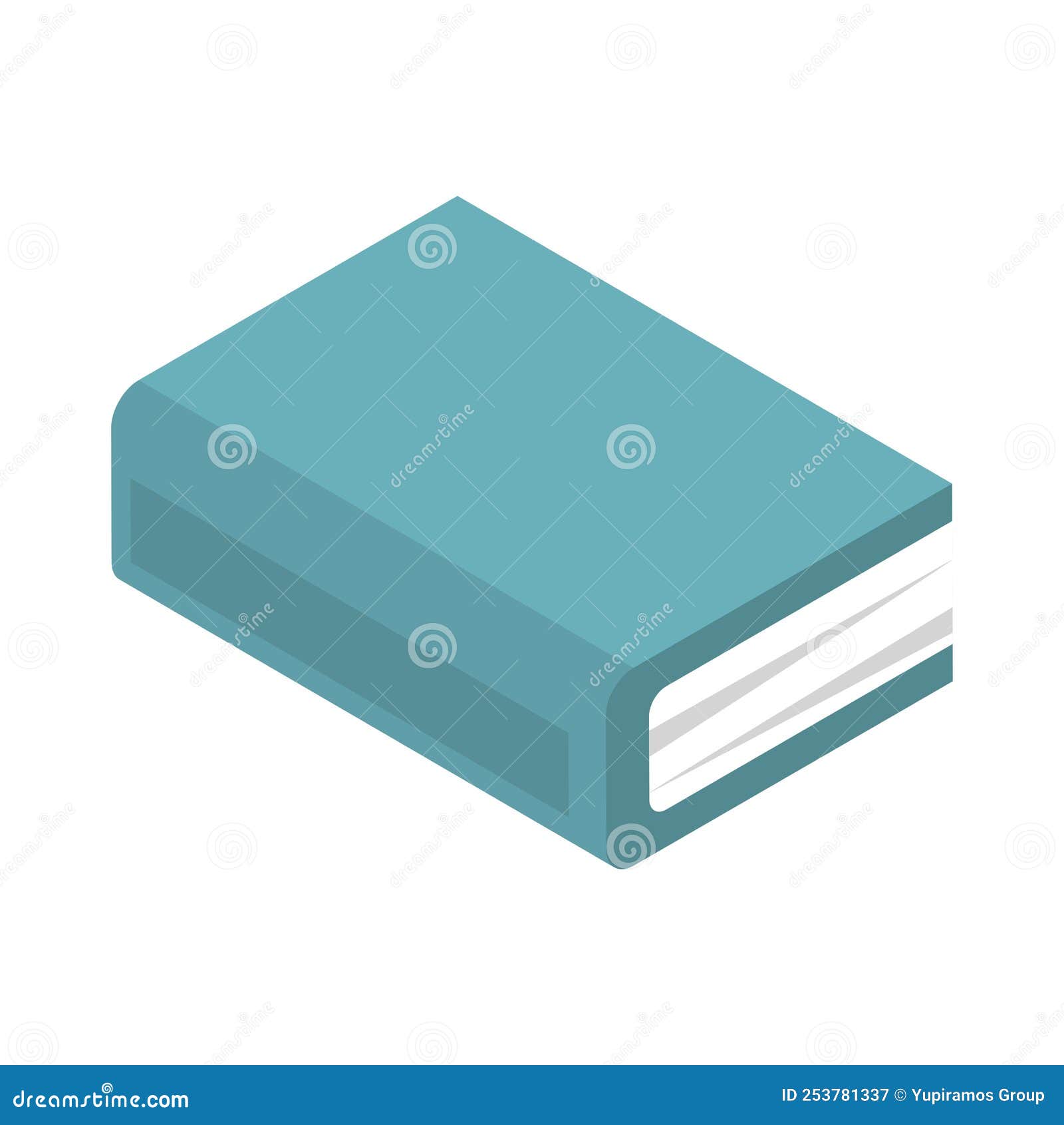 Book hardcover icon stock vector. Illustration of design - 253781337