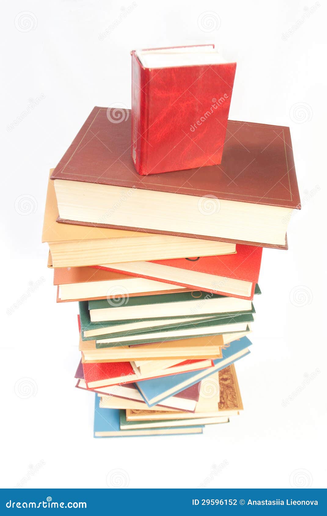 Book Heap Isolated on White Stock Photo - Image of encyclopedia ...
