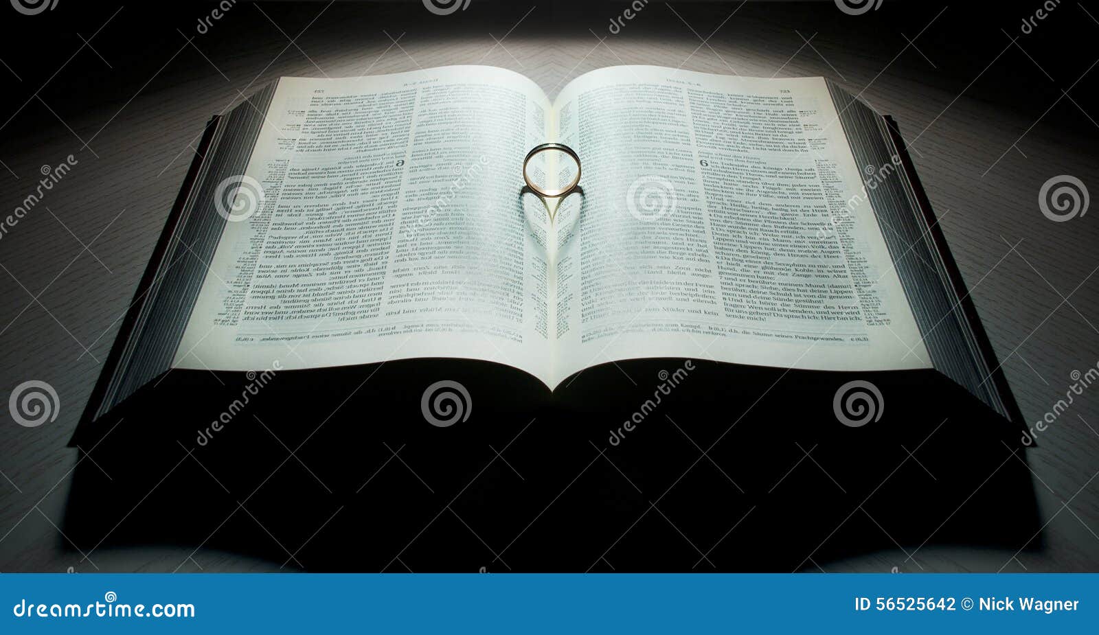 Book with a Heart-shaped Ring Stock Photo - Image of book, shaped: 56525642