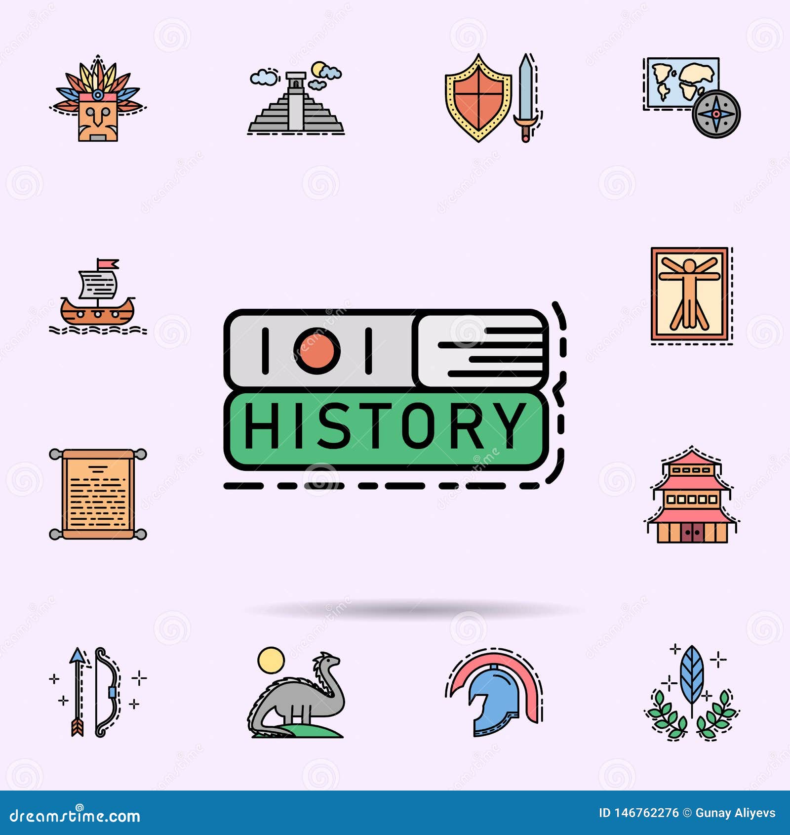 Book, History, Book Icon. Universal Set of History for Website Design ...