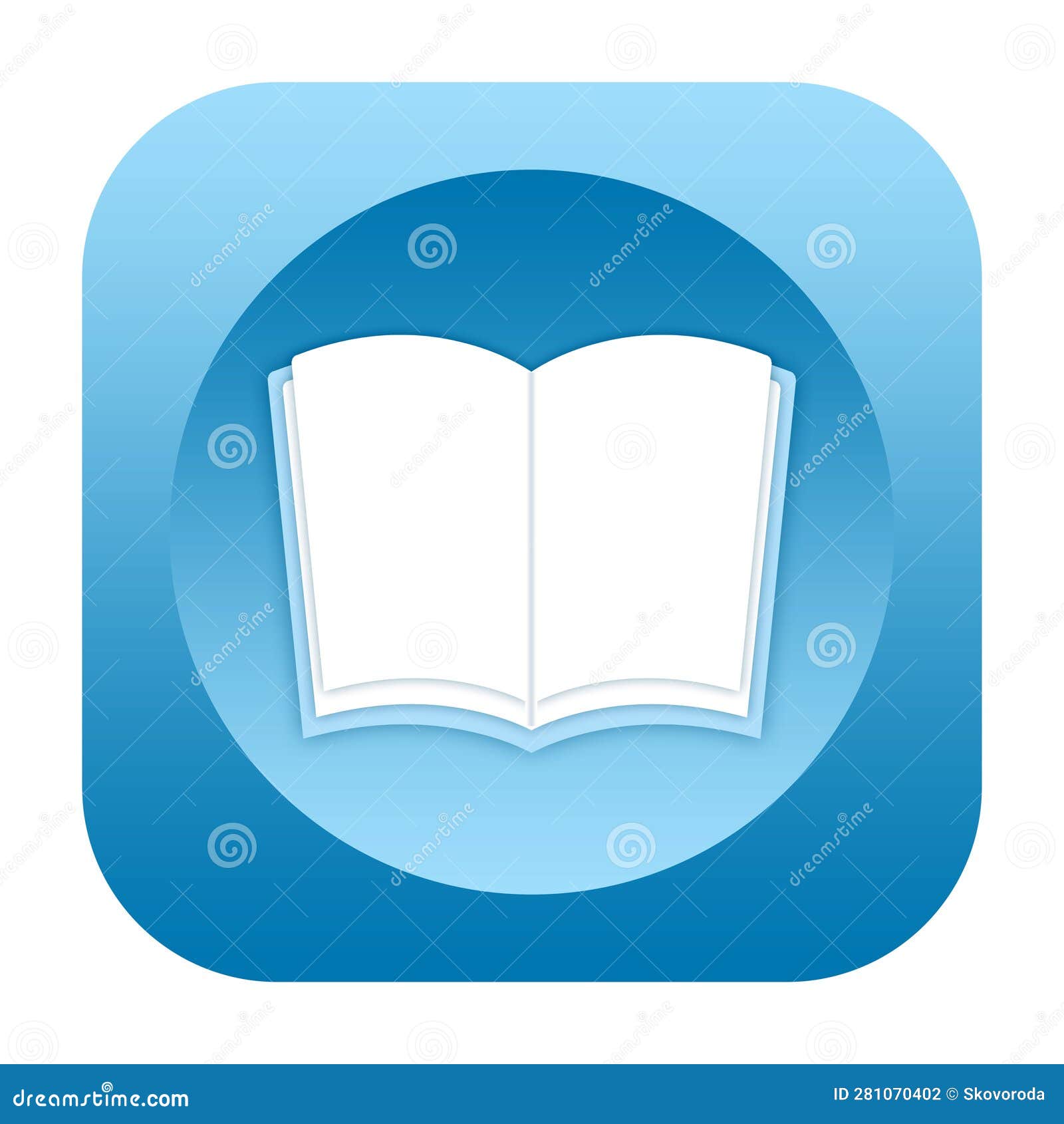 Book icon stock illustration. Illustration of learn - 281070402