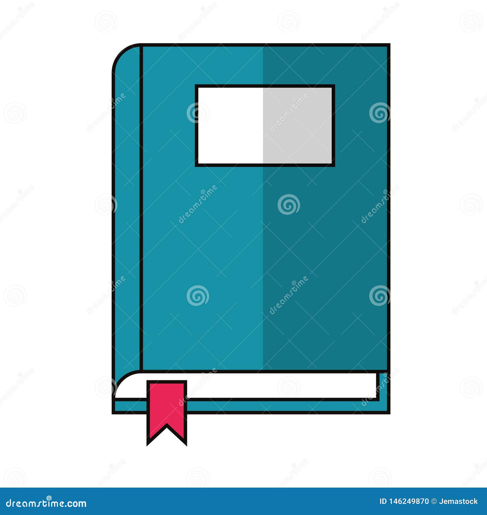 Book icon cartoon stock vector. Illustration of textbook - 146249870