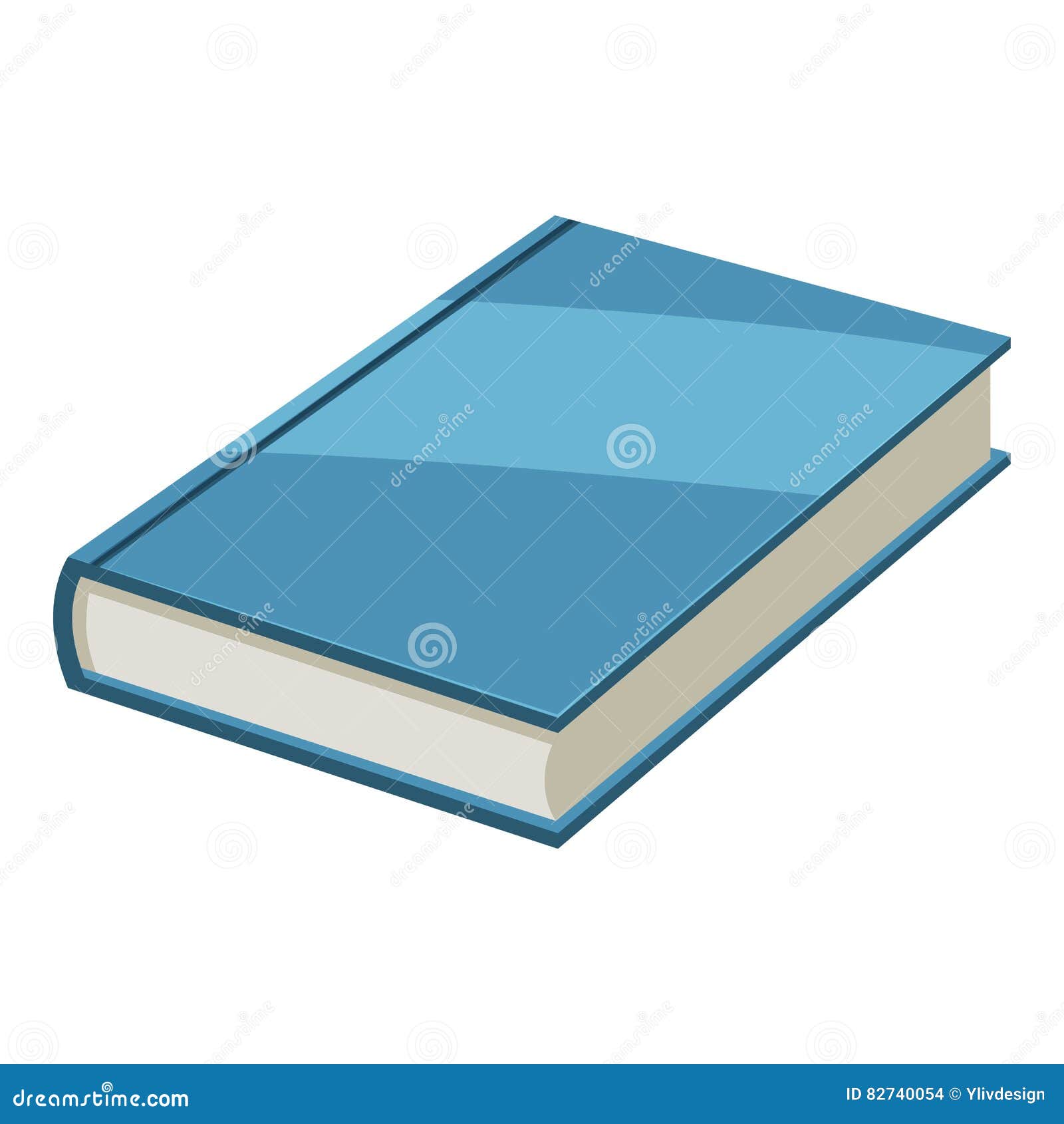 Book icon, cartoon style stock vector. Illustration of design - 82740054