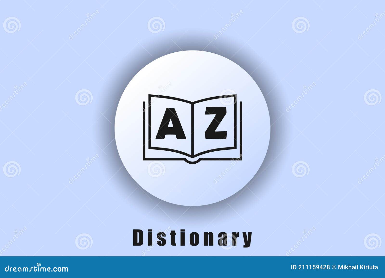 Book Icon. Dictionary Logo Dictionary Icon. Glossary. Library Icon ...
