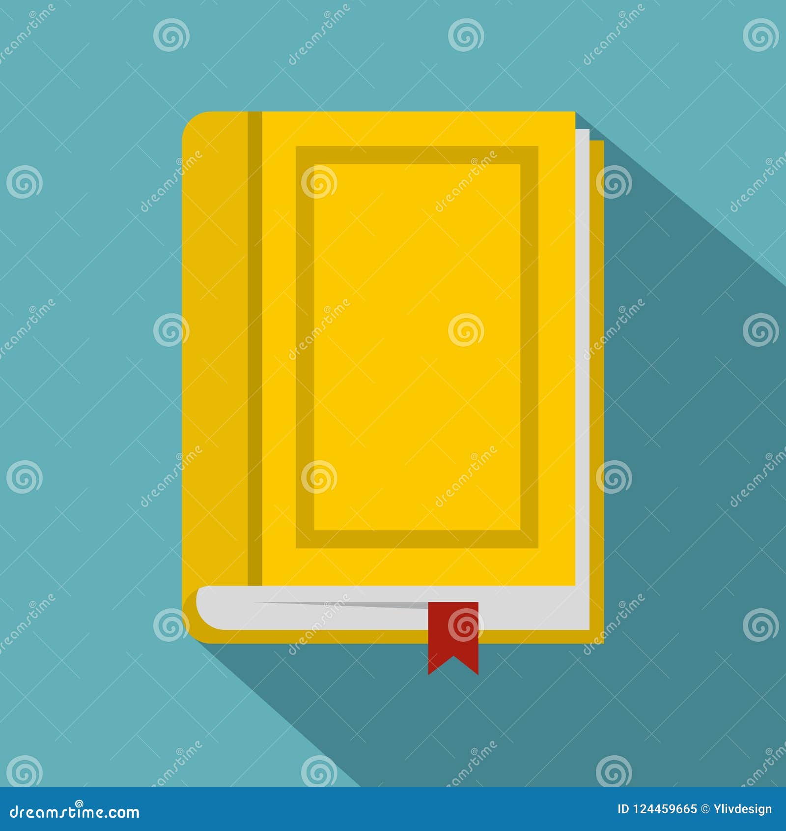 Book icon, flat style stock illustration. Illustration of literature ...