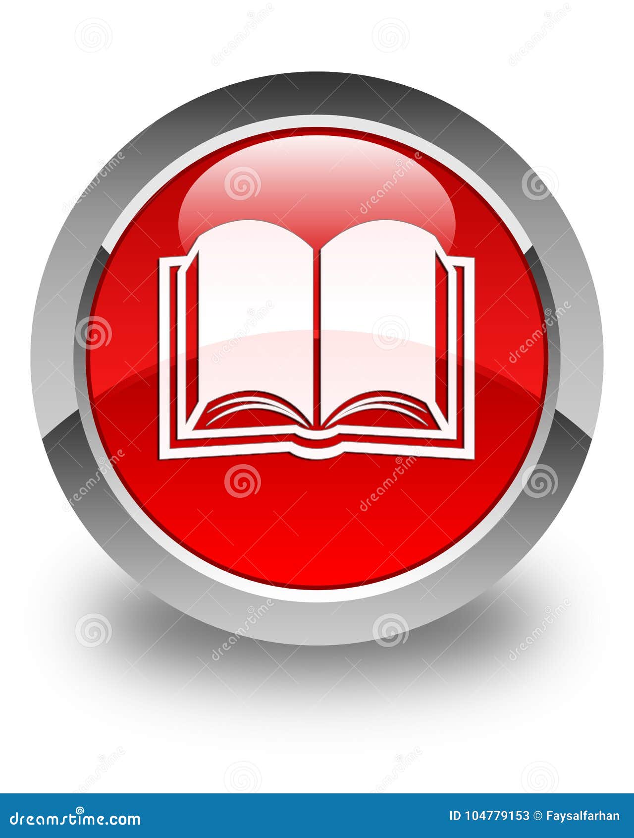 Book Icon Glossy Red Round Button Stock Illustration - Illustration of ... Book Icon Glossy Red Round Button Stock Illustration - Illustration of ...