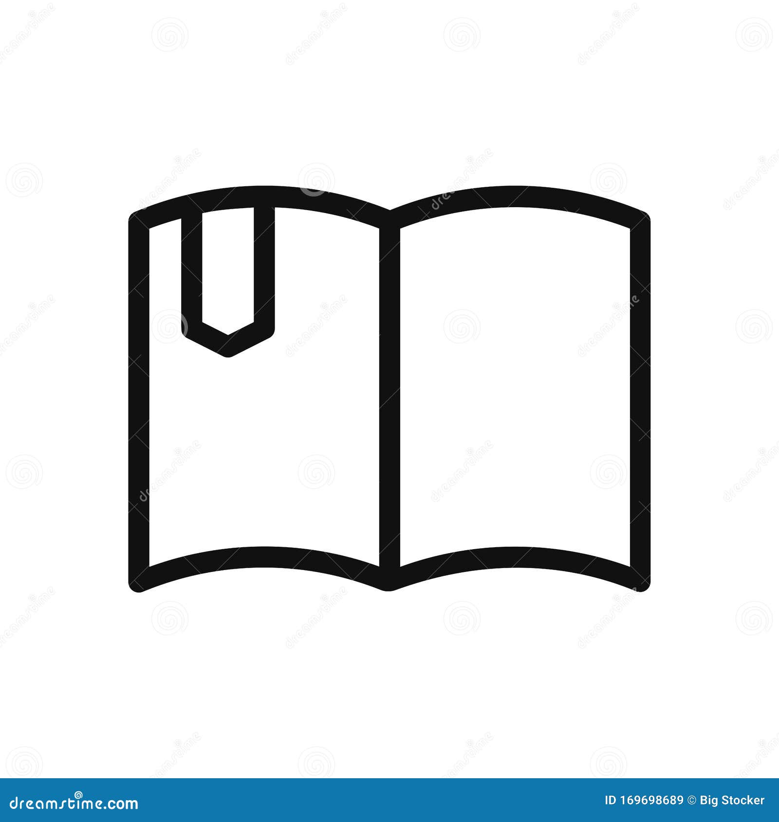 Book Icon in Modern Design Style for Web Site and Mobile App Stock ...