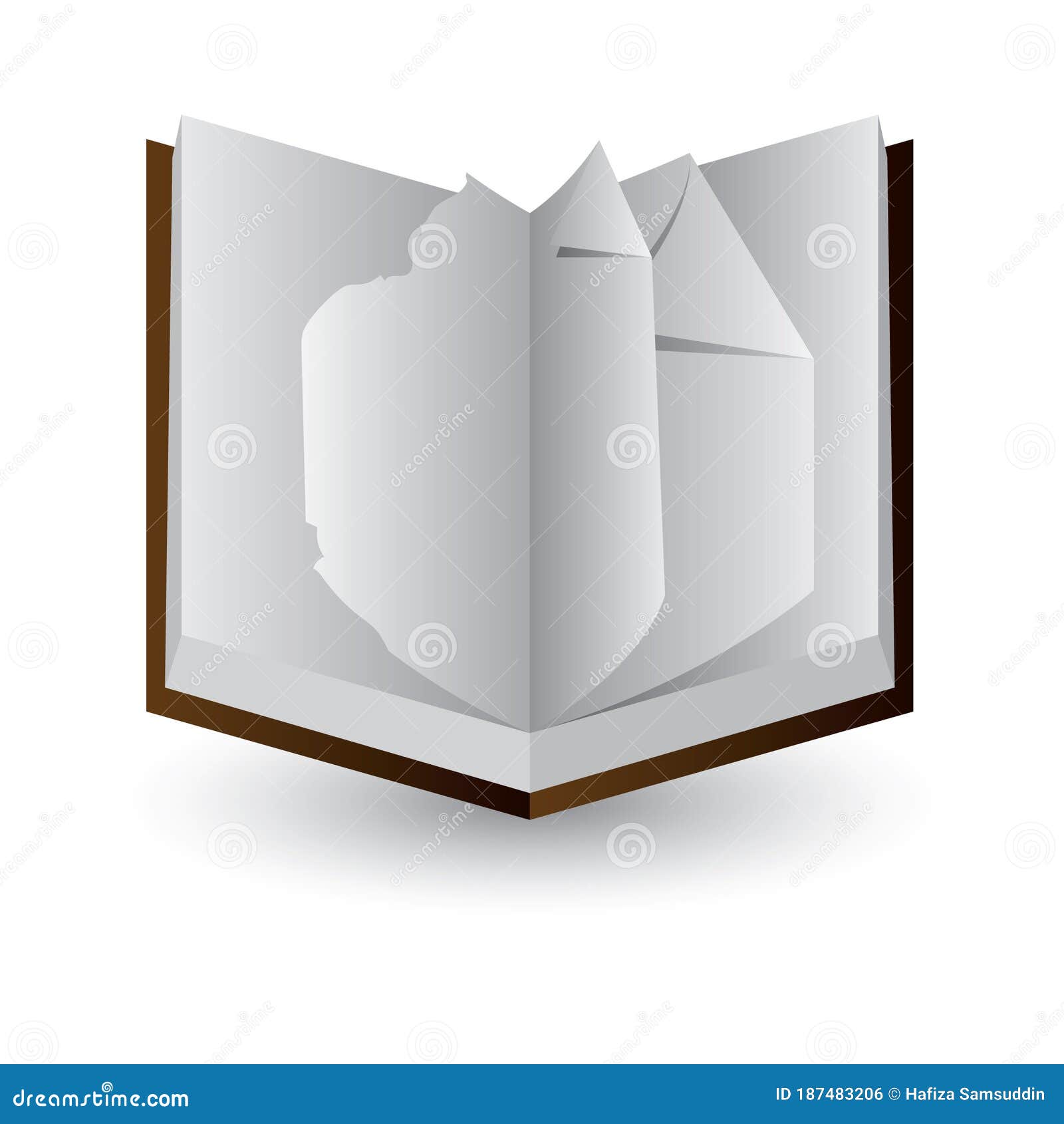 Dog Eared Book Objects Stock Illustrations – 2 Dog Eared Book Objects ...