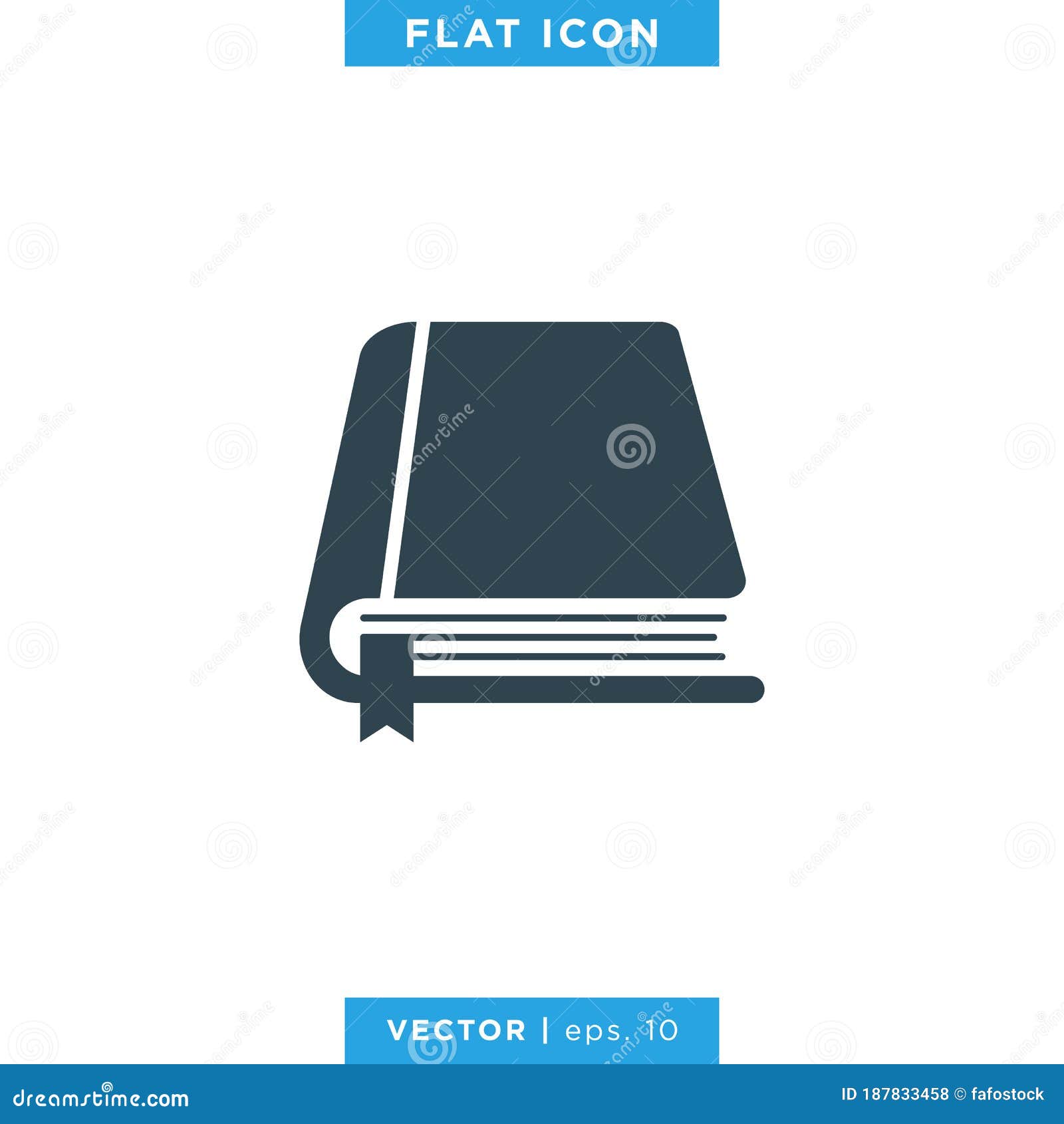Book Icon Vector Design Template Stock Vector - Illustration of ...