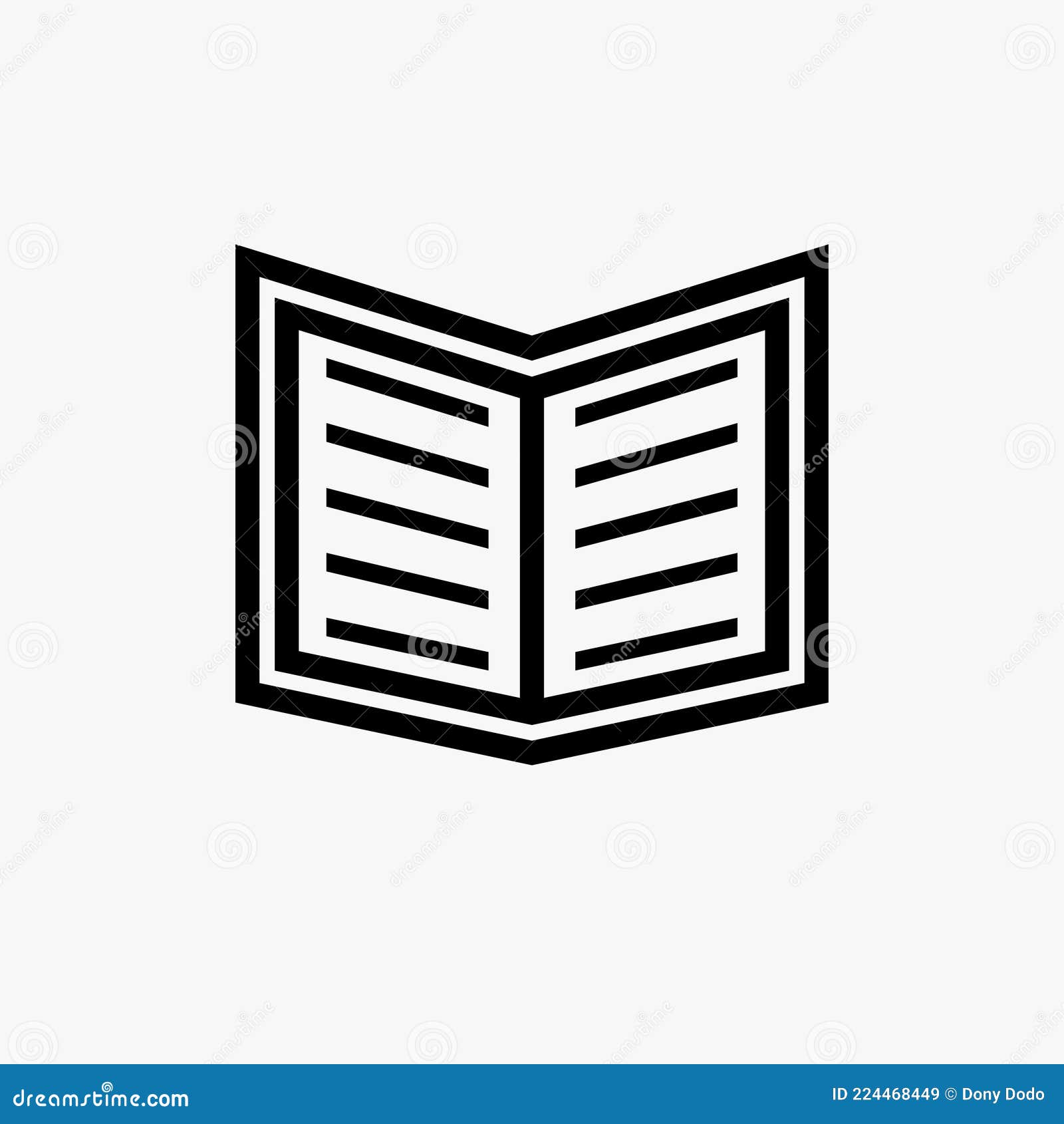 Book Icon Vector, Solid Illustration, Pictogram Isolated Stock Vector ...