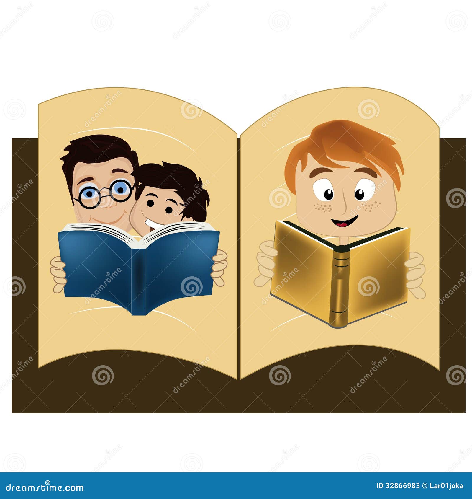 Book inside a book stock vector. Illustration of childhood - 32866983