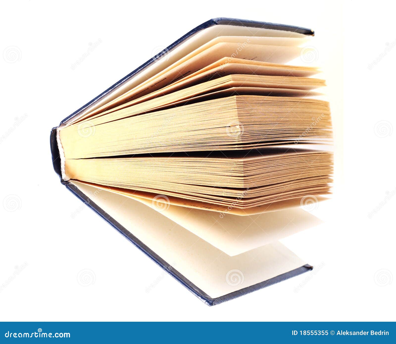 Book Isolated on White Background. Dictionary Stock Image - Image of ...